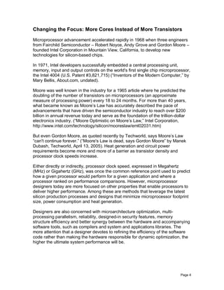 Fifty Year Of Microprocessor | PDF