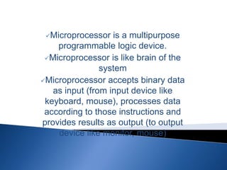 Microprocessor | PPTX