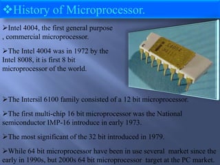 Microprocessor | PPTX