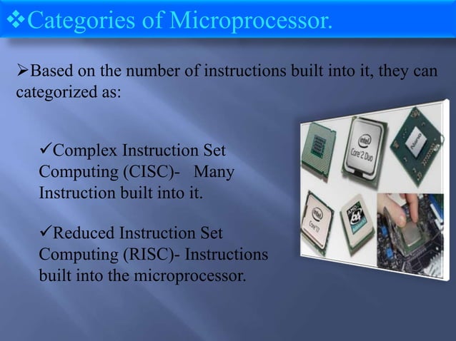Microprocessor | PPTX