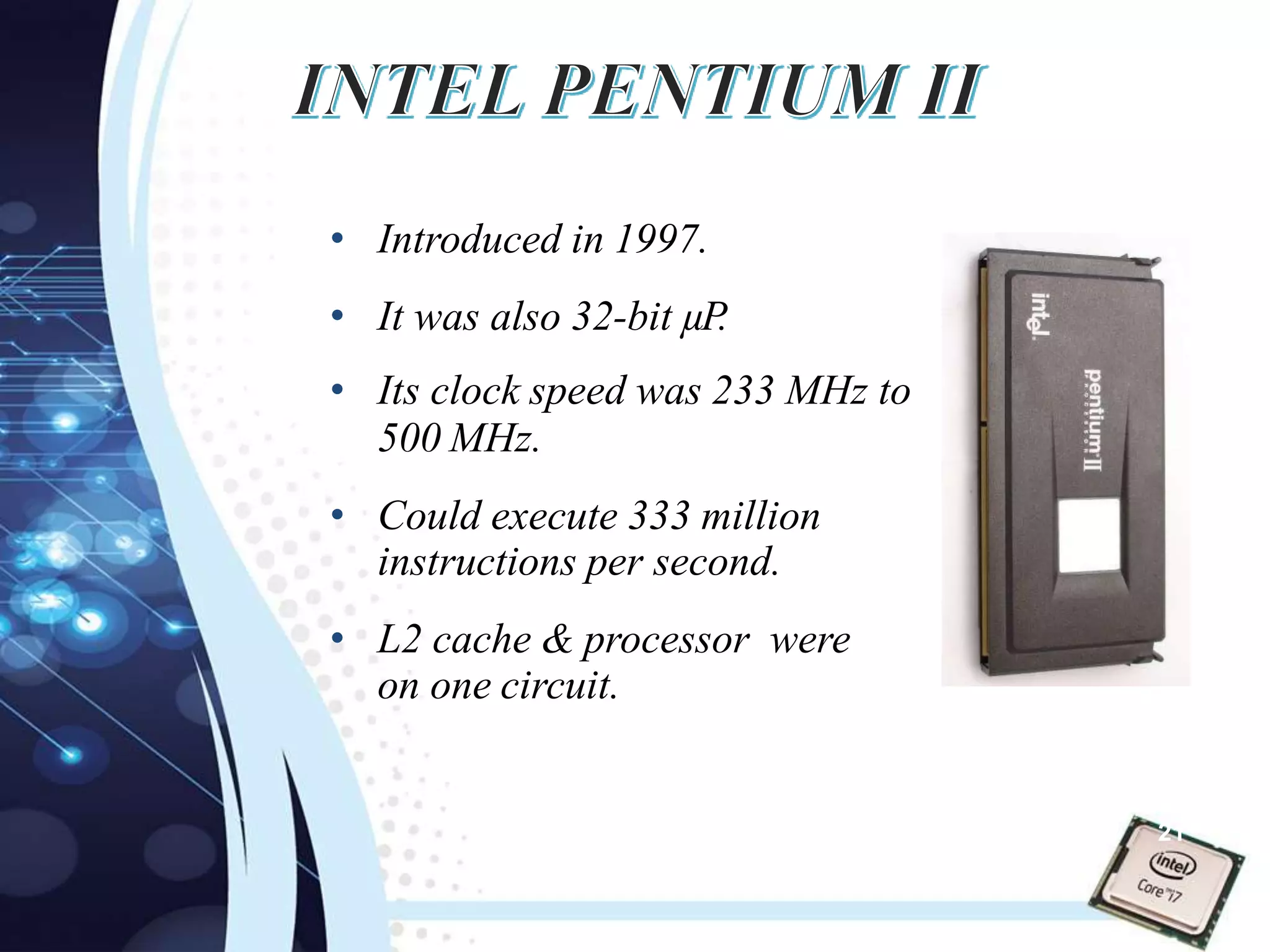 Microprocessor - A Brief History | PPT