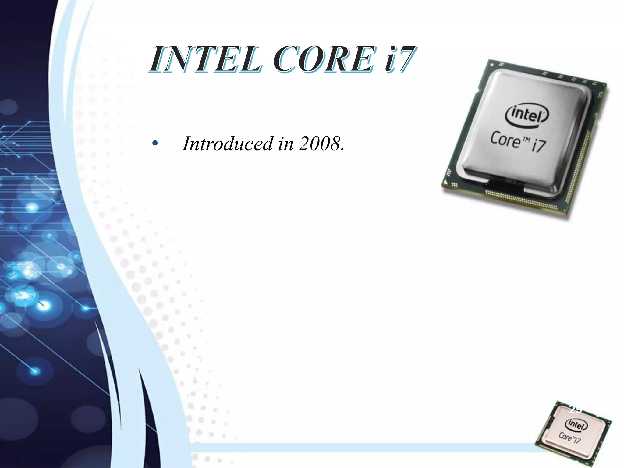 Microprocessor - A Brief History | PPT