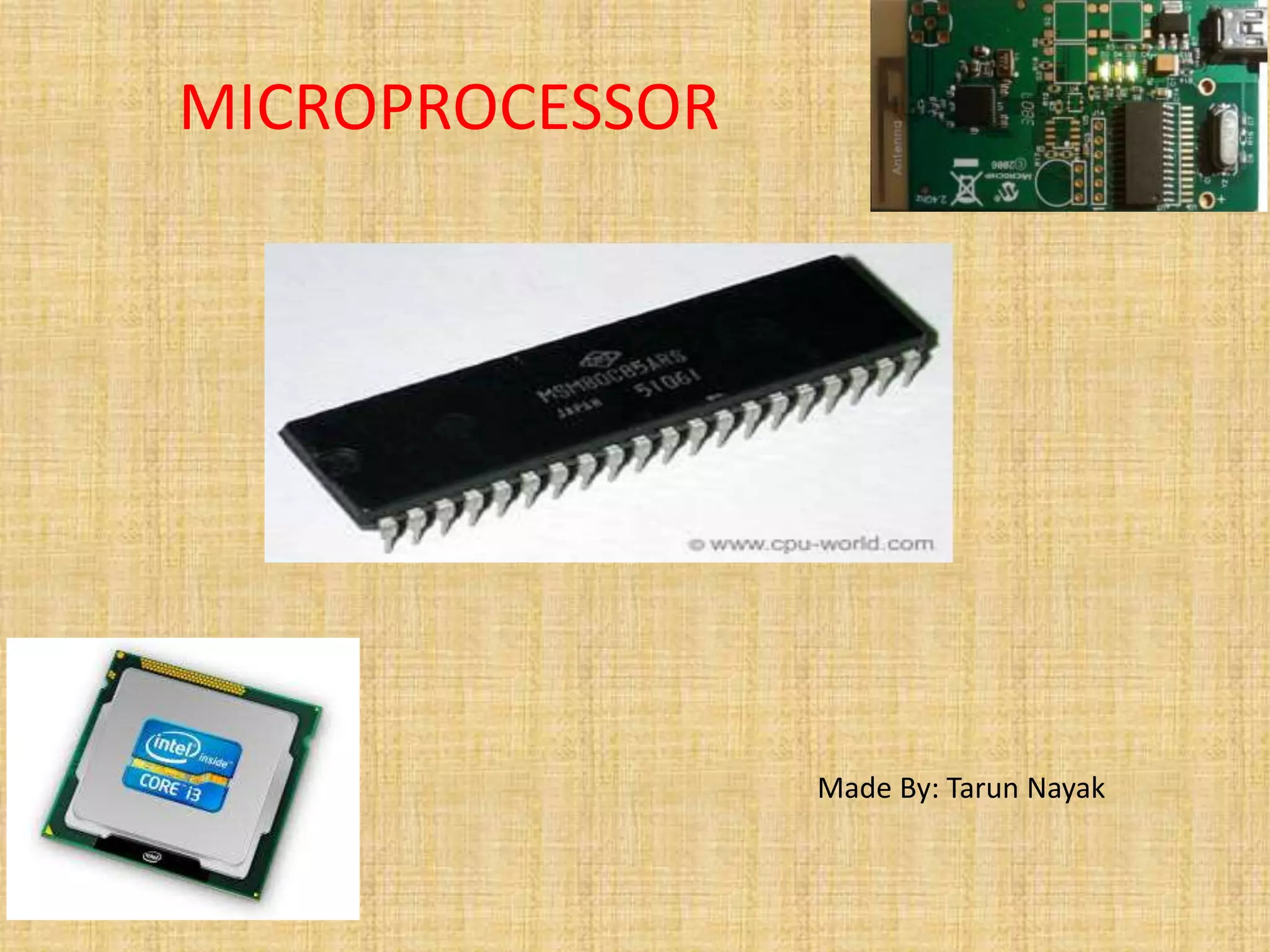 Microprocessor | PPTX