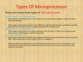 Microprocessor | PPTX