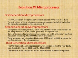 Microprocessor | PPT