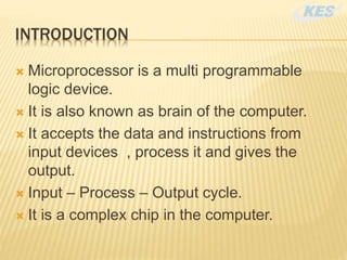 Microprocessor | PPTX