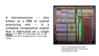 Microprocessor | PPT