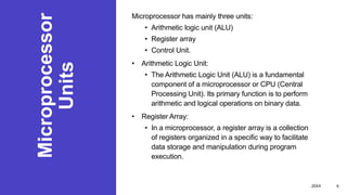 Study on microprocessor and the basics of computer | PPTX