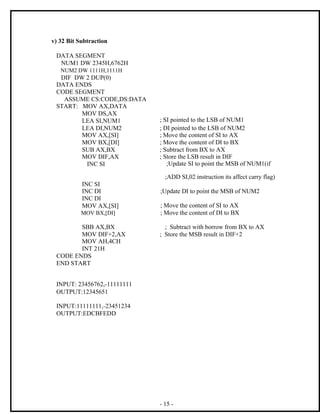 Microprocessor 8086-lab-mannual | PDF