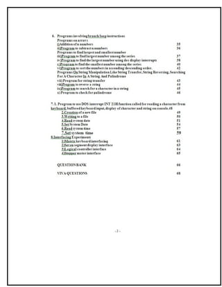 Microprocessor 8086-lab-mannual | PDF