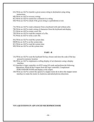 Microprocessor 8086-lab-mannual | PDF