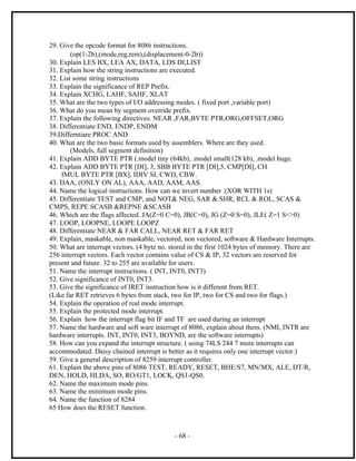 Microprocessor 8086-lab-mannual | PDF