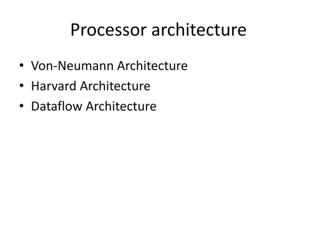 Microprocessor & architecture | PPTX | Computing | Technology & Computing
