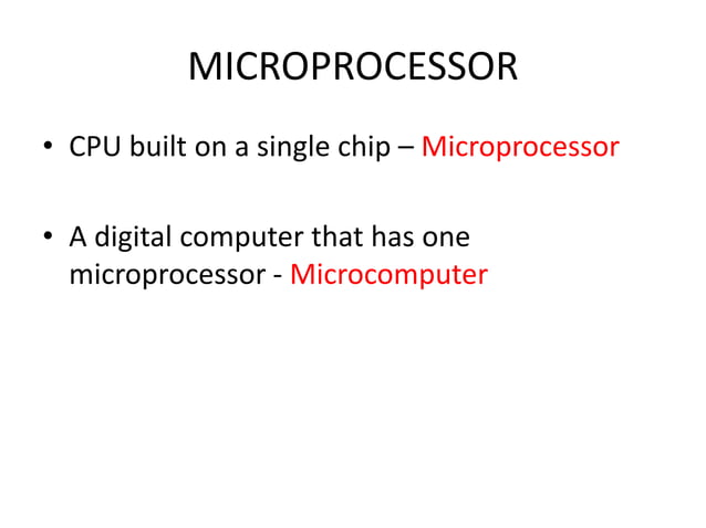 Microprocessor And Architecture Pptx Computing Technology And Computing