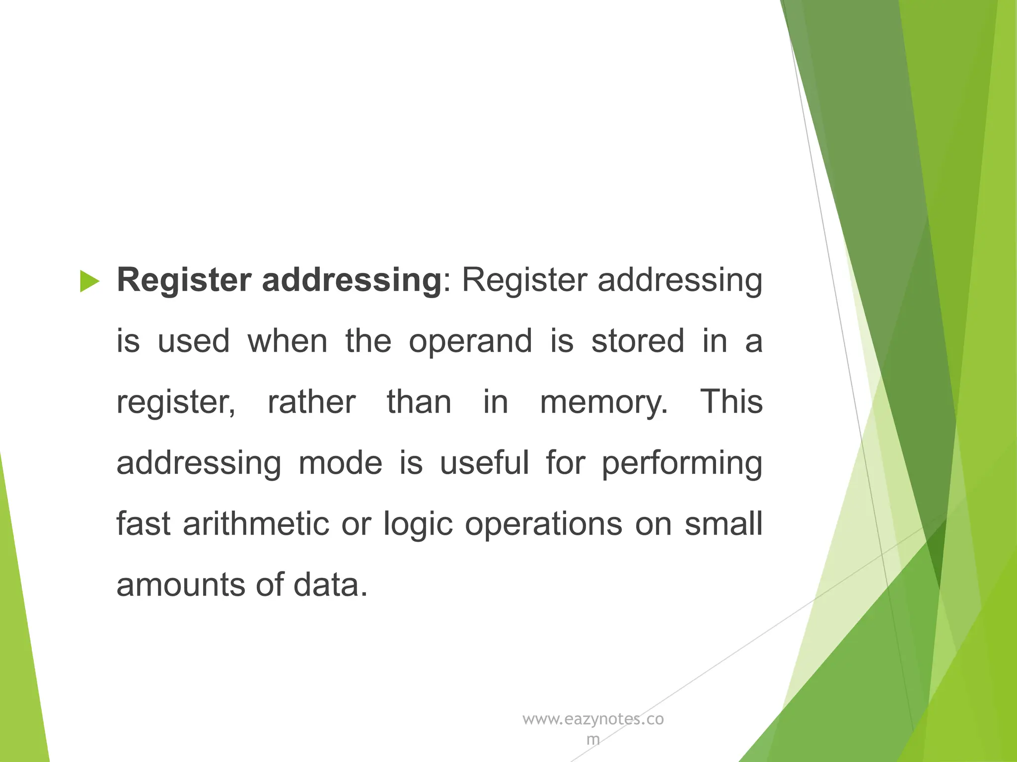 Microprocessor - unit 2-Addressing Modes of 8085 | PPT