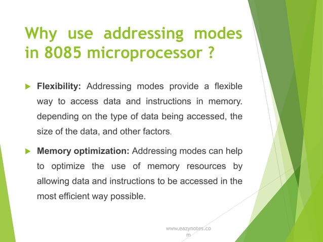 Microprocessor - unit 2-Addressing Modes of 8085 | PPT