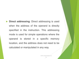 Microprocessor - unit 2-Addressing Modes of 8085 | PPT