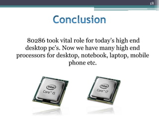 Microprocessor 80286 | PPT