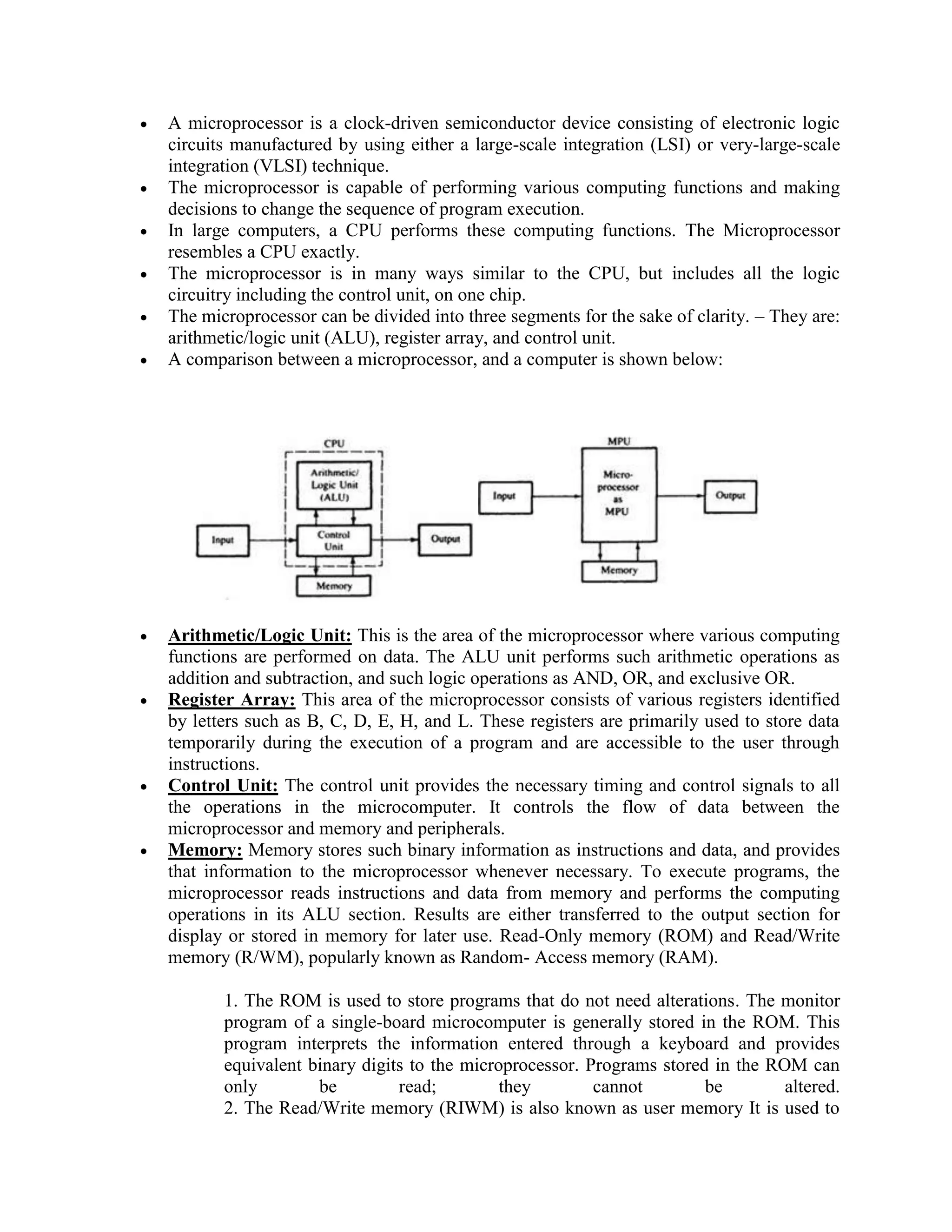 MICROPROCESSOR 8085 WITH PROGRAMS | PDF | Operating Systems | Computer Software and Applications