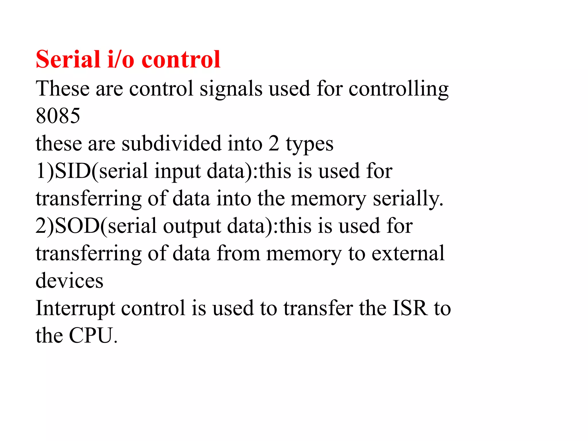 Microprocessor 8085 architecture ppt. april 2013 | PPTX
