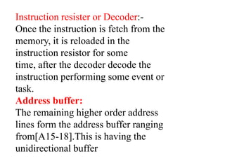 Microprocessor 8085 architecture ppt. april 2013 | PPTX