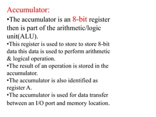 Microprocessor 8085 architecture ppt. april 2013 | PPTX