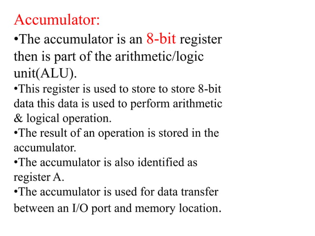 Microprocessor 8085 architecture ppt. april 2013 | PPT