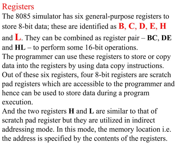 Microprocessor 8085 architecture ppt. april 2013 | PPT