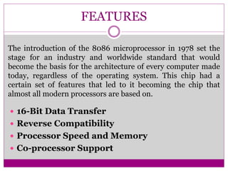 Microprocessor 8086 | PPT