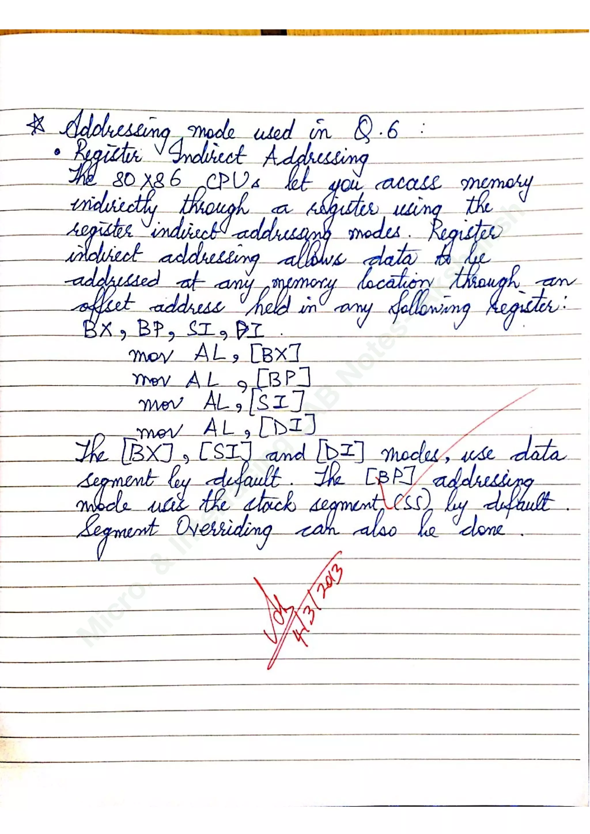 Microprocessor and Interfacing Lab Notes - Akshansh | PDF Microprocessor and Interfacing Lab Notes - Akshansh | PDF