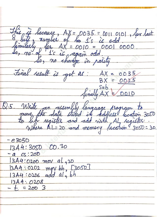 Microprocessor And Interfacing Lab Notes Akshansh Pdf