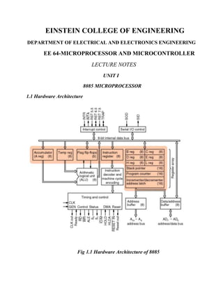 Microprocessor and microcontroller | PDF