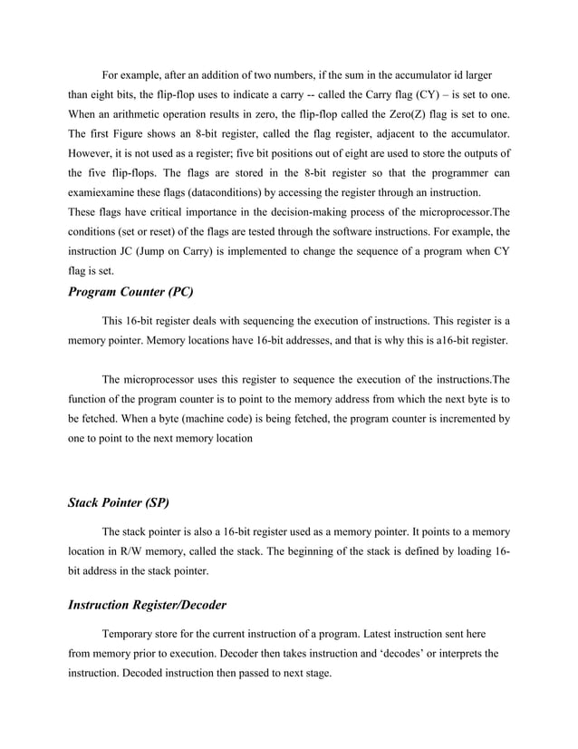 Microprocessor and microcontroller | PDF