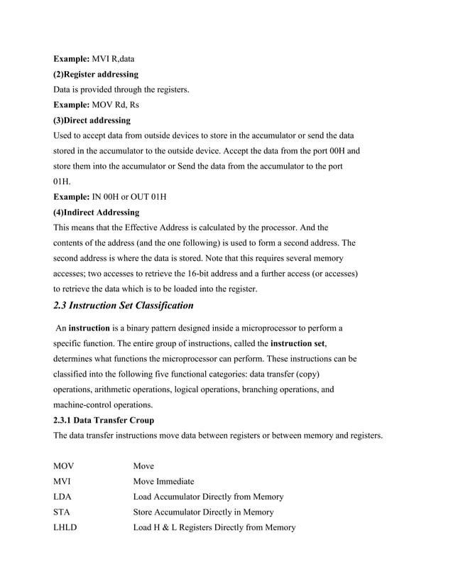 Microprocessor and microcontroller | PDF