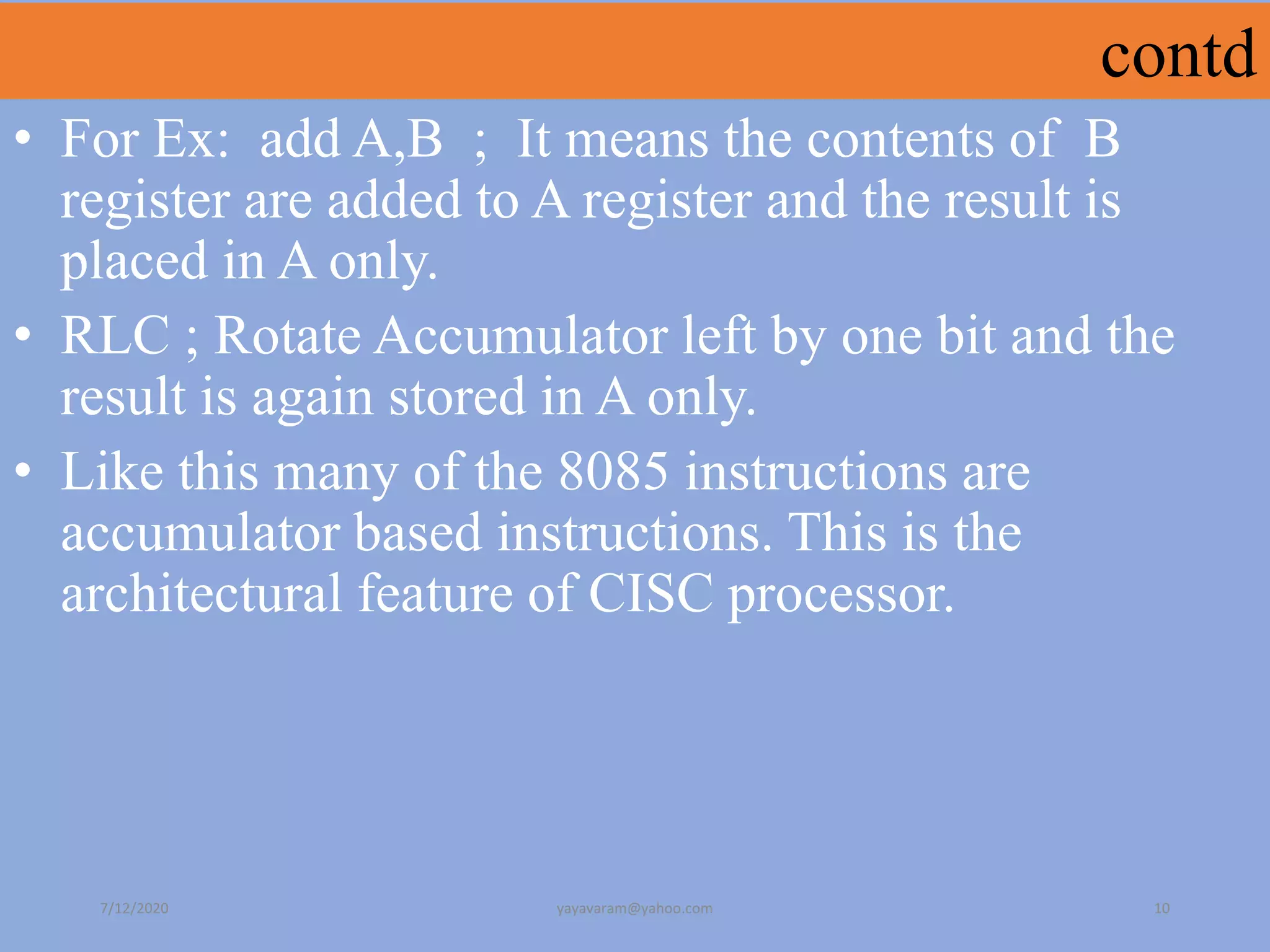 Microprocessor Architecture I Ppt