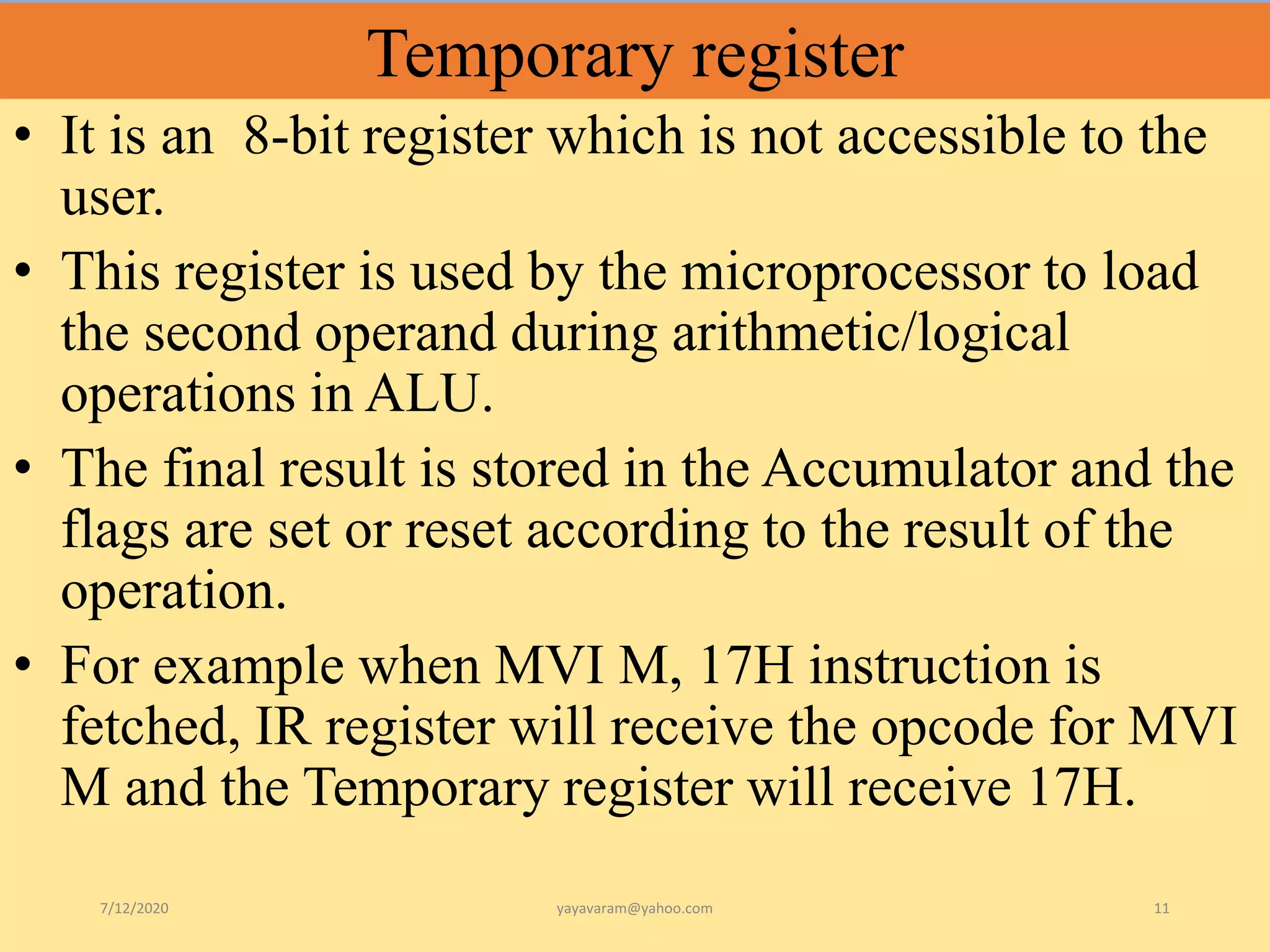 Microprocessor architecture-I | PPTX