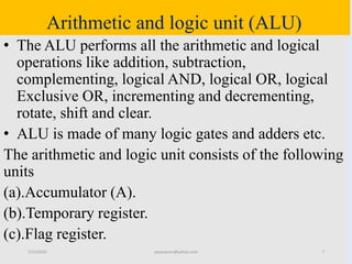 Microprocessor architecture-I | PPTX