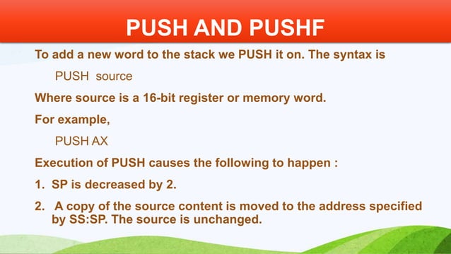 Microprocessor & assembly language | PPT