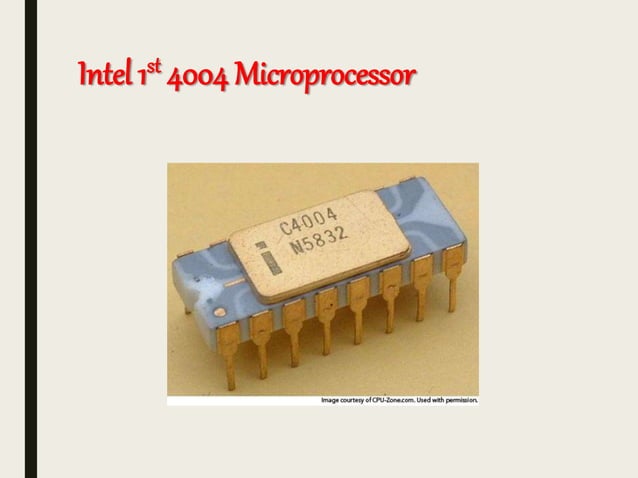 Introduction to Microprocessor | PPT