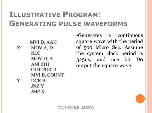 Microprocessor_Counter_and_Time_Delay.pptx | Programming Languages | Computing