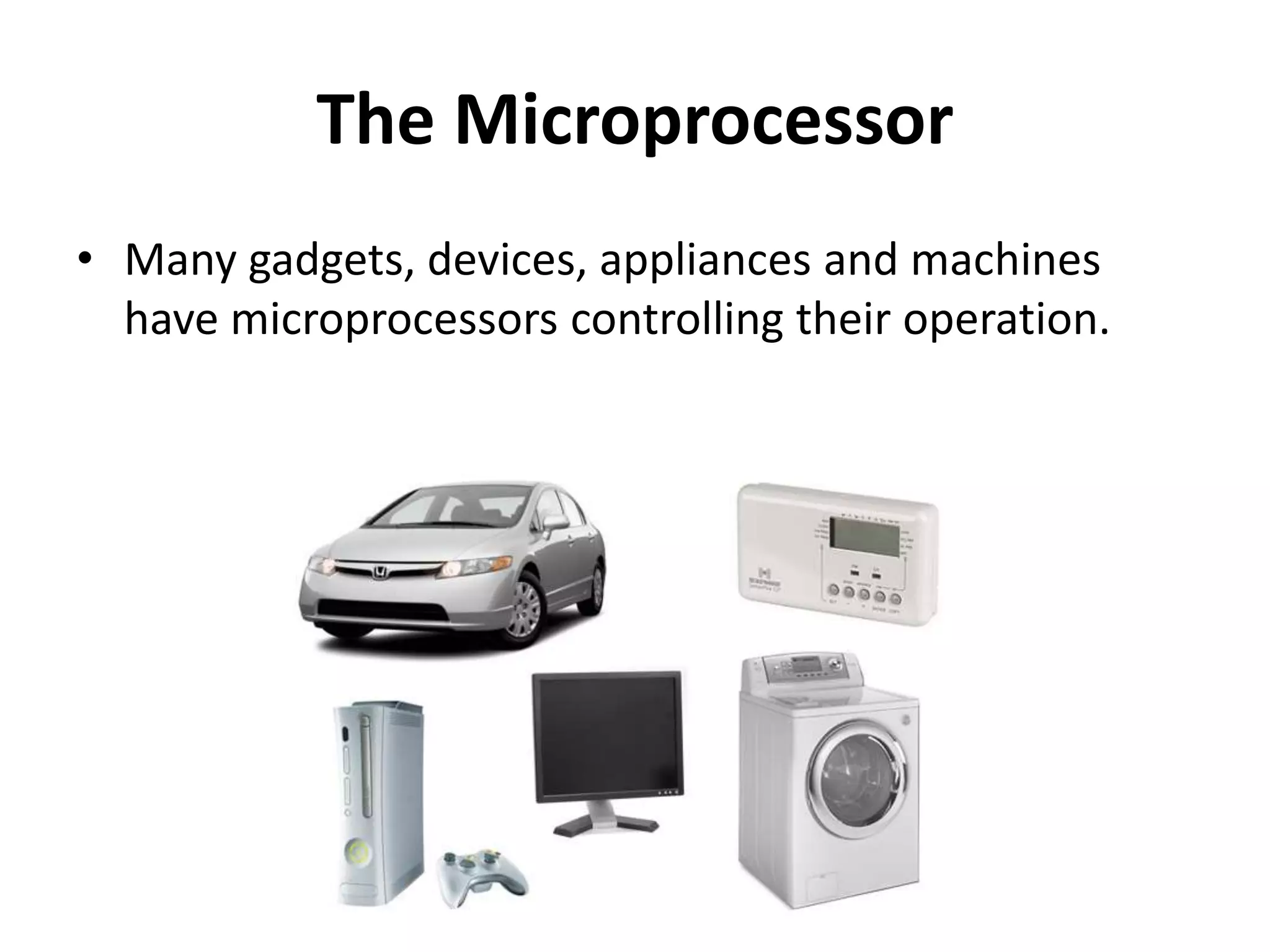 Microprocessor for microwave oven | PPTX