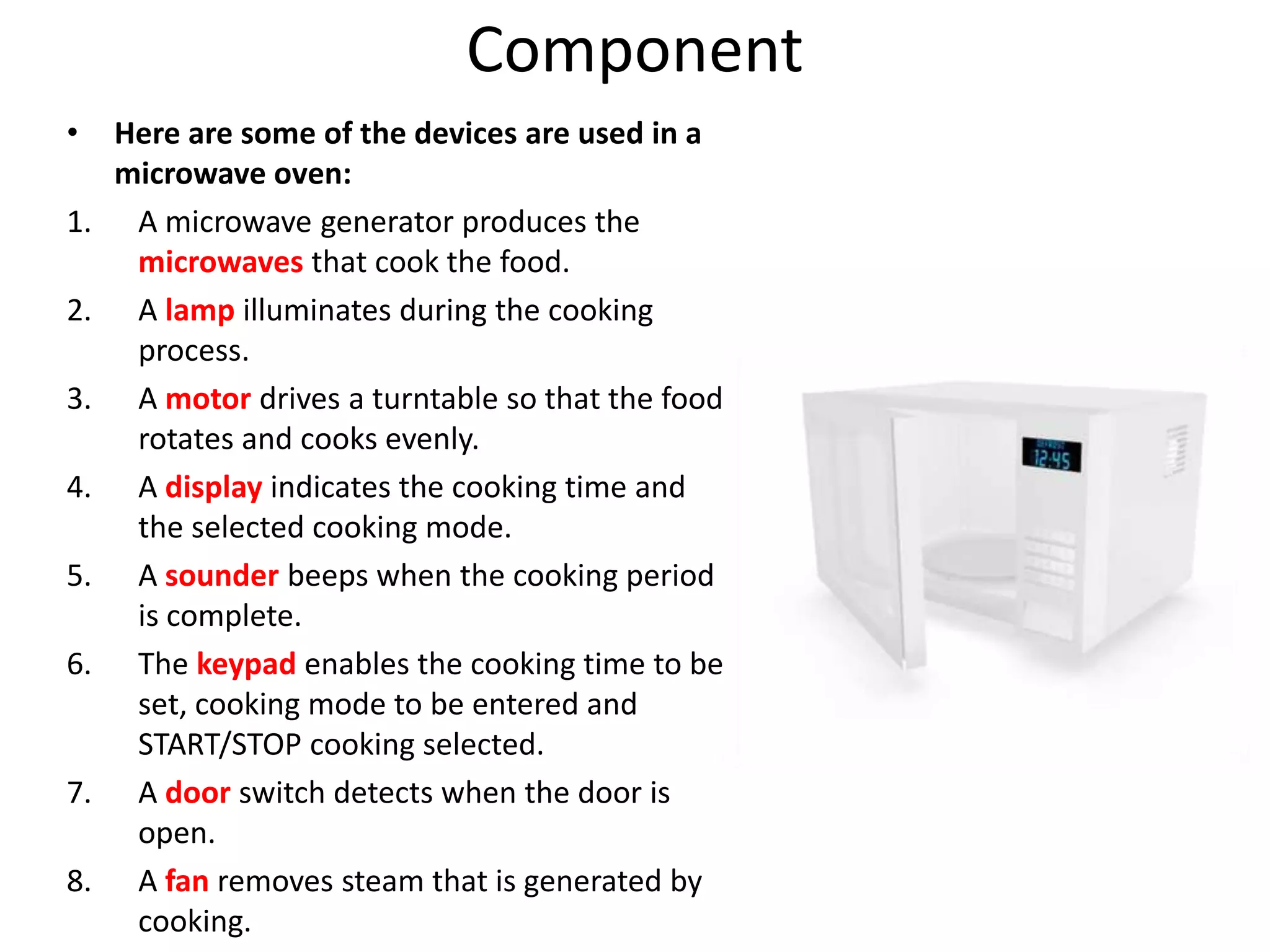 Microprocessor for microwave oven | PPTX