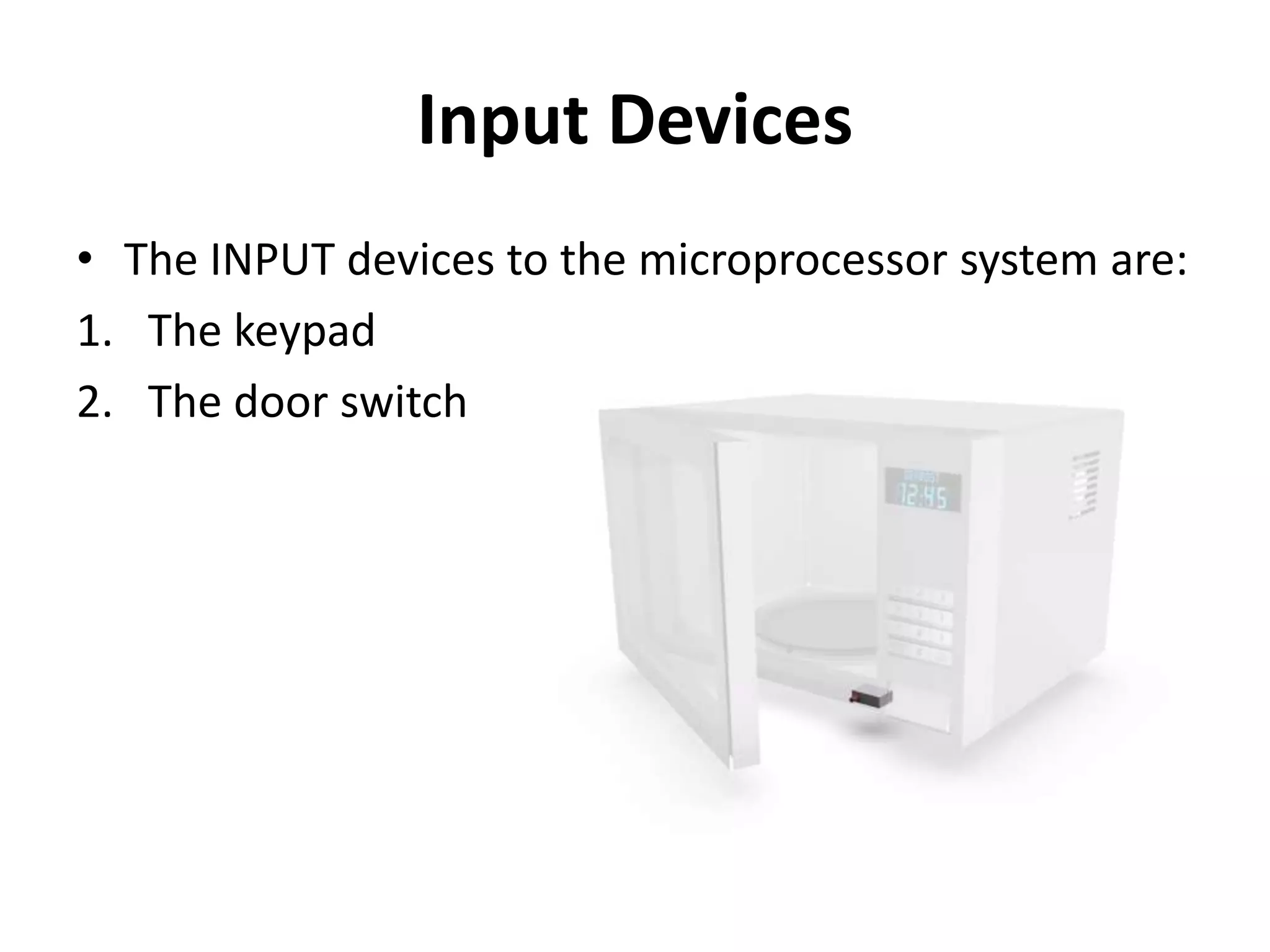 Microprocessor for microwave oven | PPTX