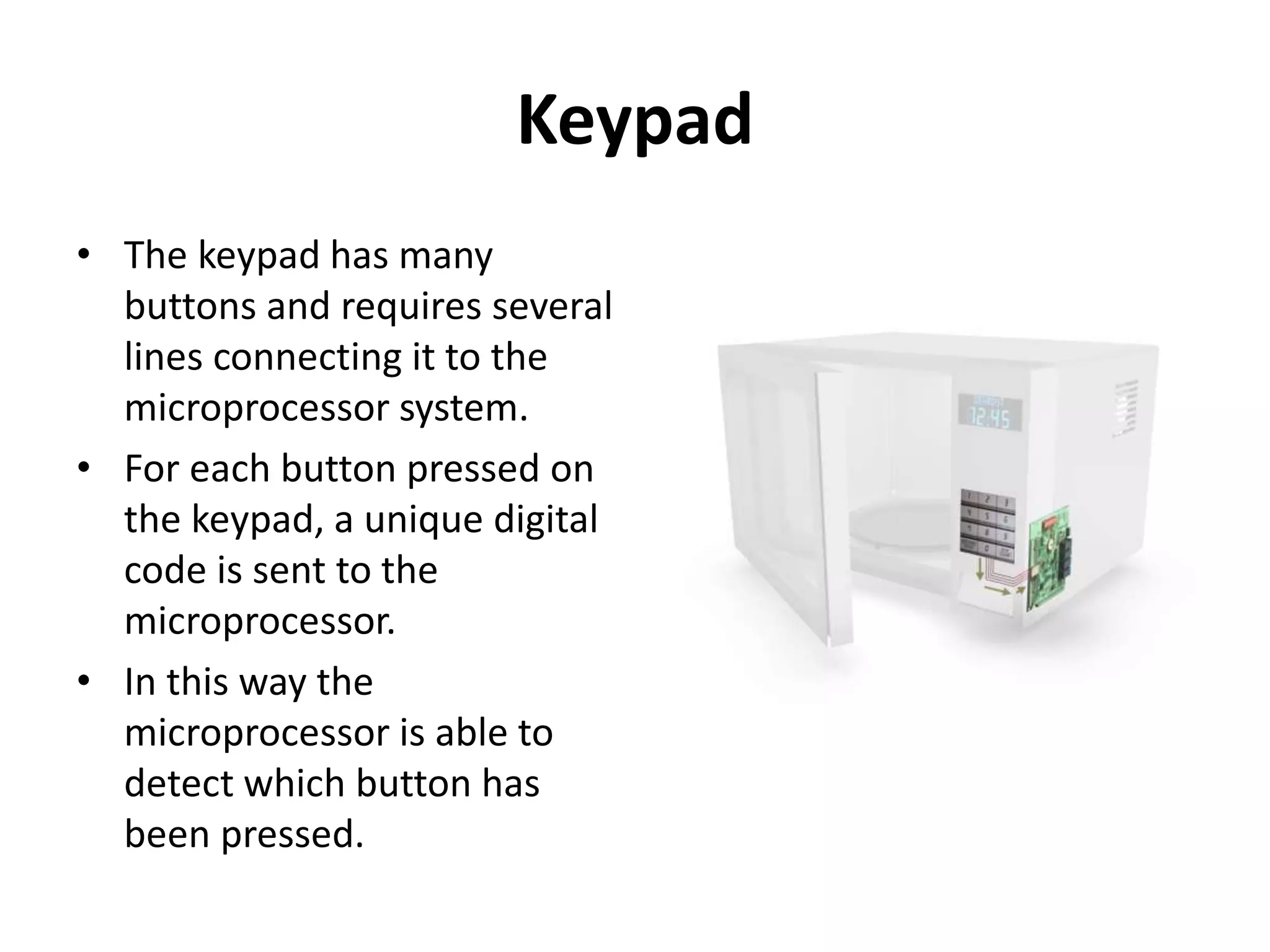 Microprocessor for microwave oven | PPTX