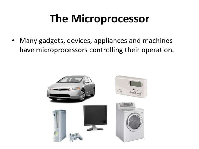 Microprocessor for microwave oven | PPTX