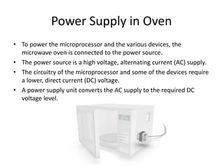 Microprocessor for microwave oven | PPTX