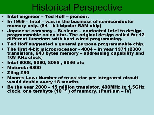 Microprocessor fundamentals | PPT