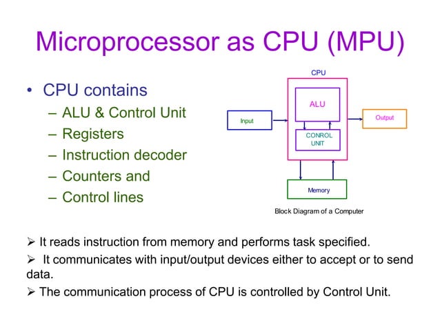 Microprocessor fundamentals | PPT