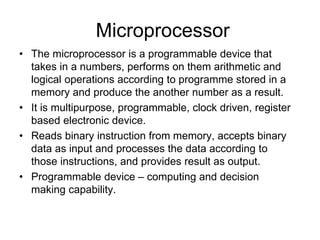Microprocessor fundamentals | PPT