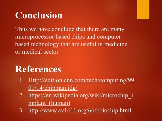 Microprocessor in human body | PPT
